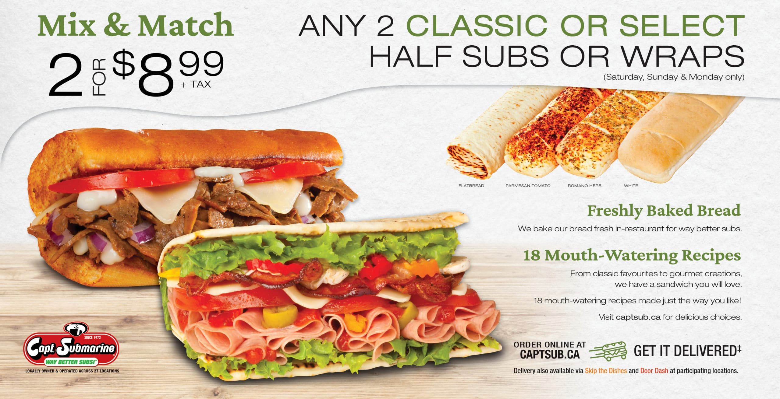 Capt Submarine – Way Better Subs